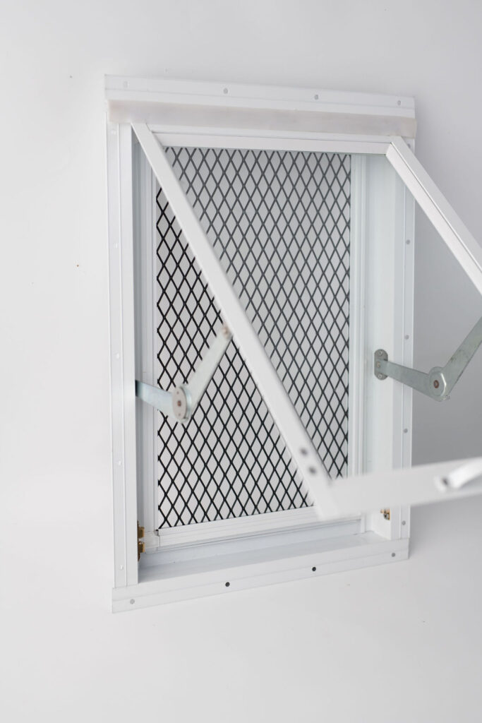 Durable 18x23 Chicken Coop Window with Tilt-Out Glass and Metal Wire ...