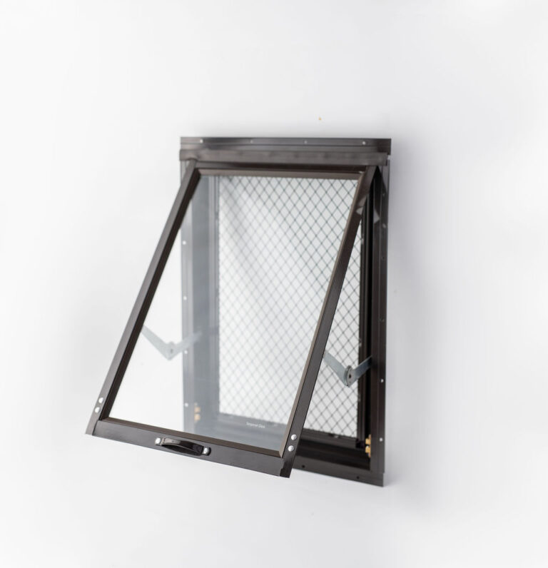 Durable 12x18 Chicken Coop Window with Tilt-Out Glass and Metal Wire ...