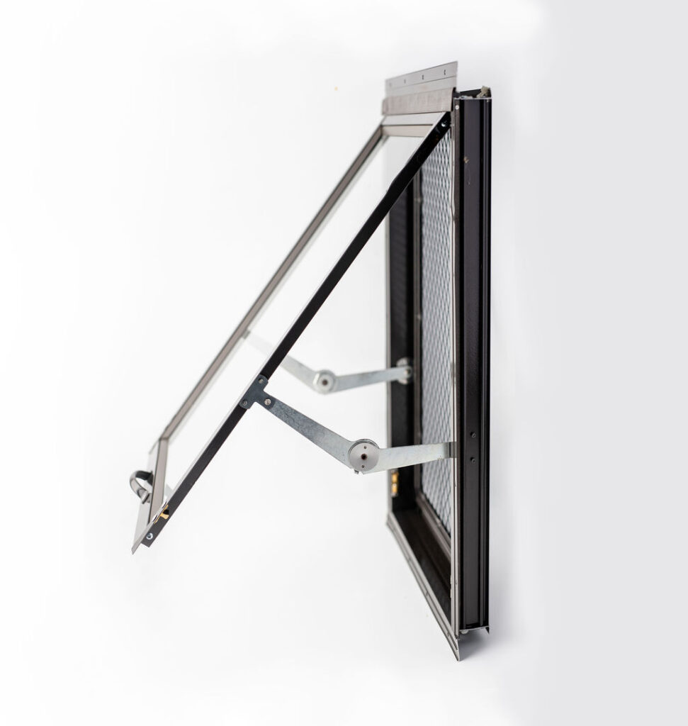 Durable 12x18 Chicken Coop Window with Tilt-Out Glass and Metal Wire ...